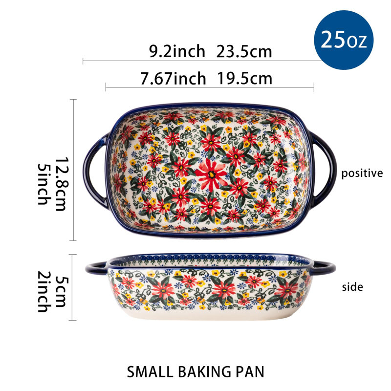 ATC HOLDINGS Rectangle Ceramic Baker Bakeware | Wayfair